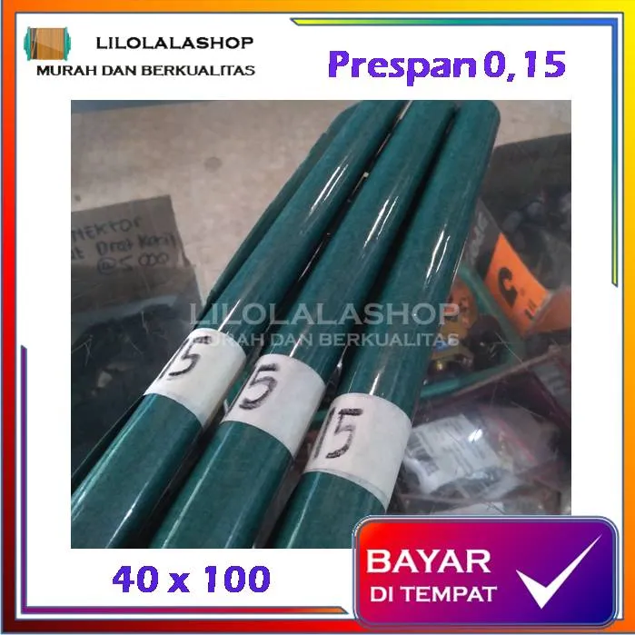 Prespan Hijau 0.15 mm Kertas 40x100 cm Pelapis Gulung Motor Listrik ...