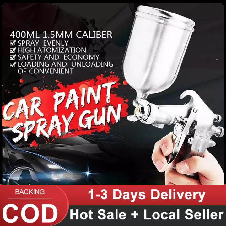 【24 hours delivery】400ML Spray Gun Professional Pneumatic Airbrush ...