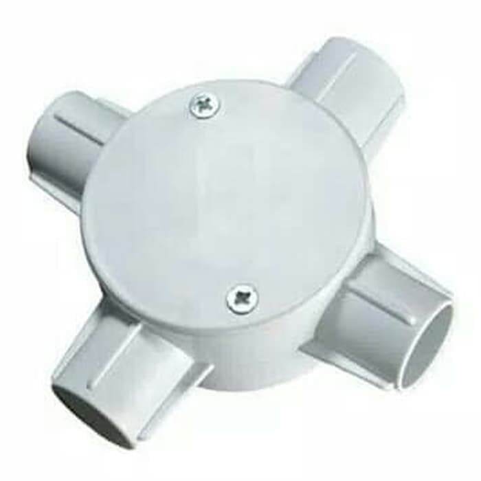 AK* T Dus listrik putih, penyambung pipa listrik tebal dan awet warna ...