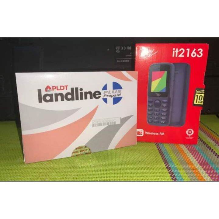 PLDT Landline Sim Bundle/ basic phone iTEL2163 | Lazada PH