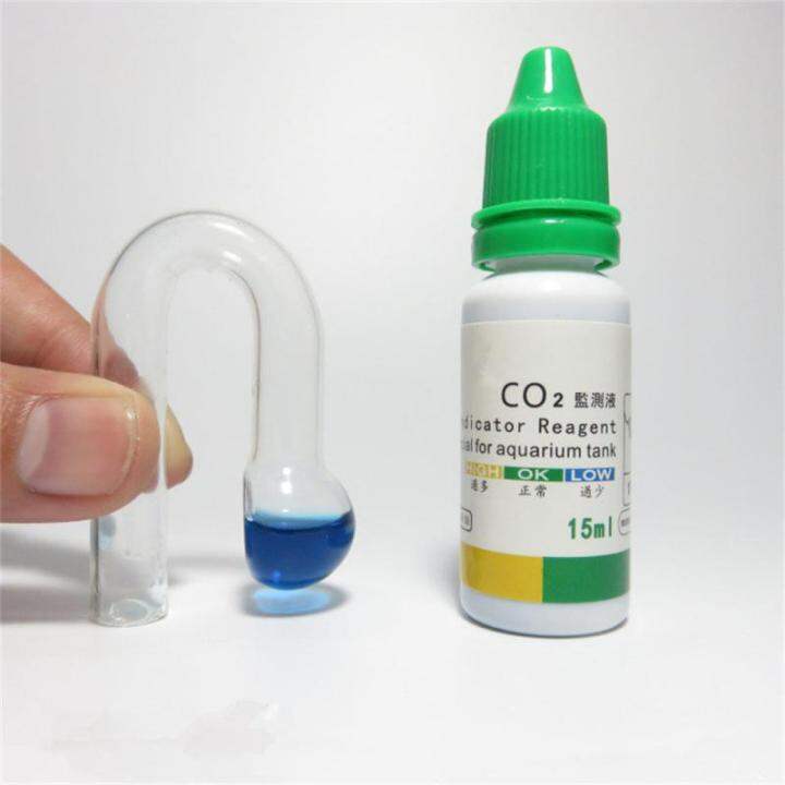 Aquarium Co2 Checker 15ml Diy Co2 Indicator Fish Tank Ph Long Term ...