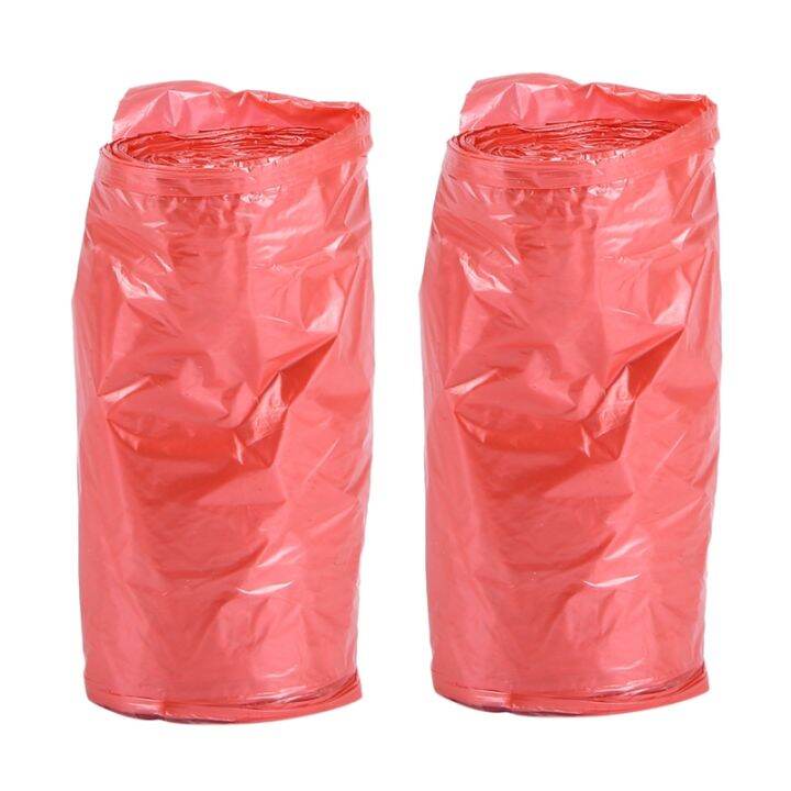 2 Rolls 50 x 46 cm Garbage Bags Single Color Thick Convenient ...