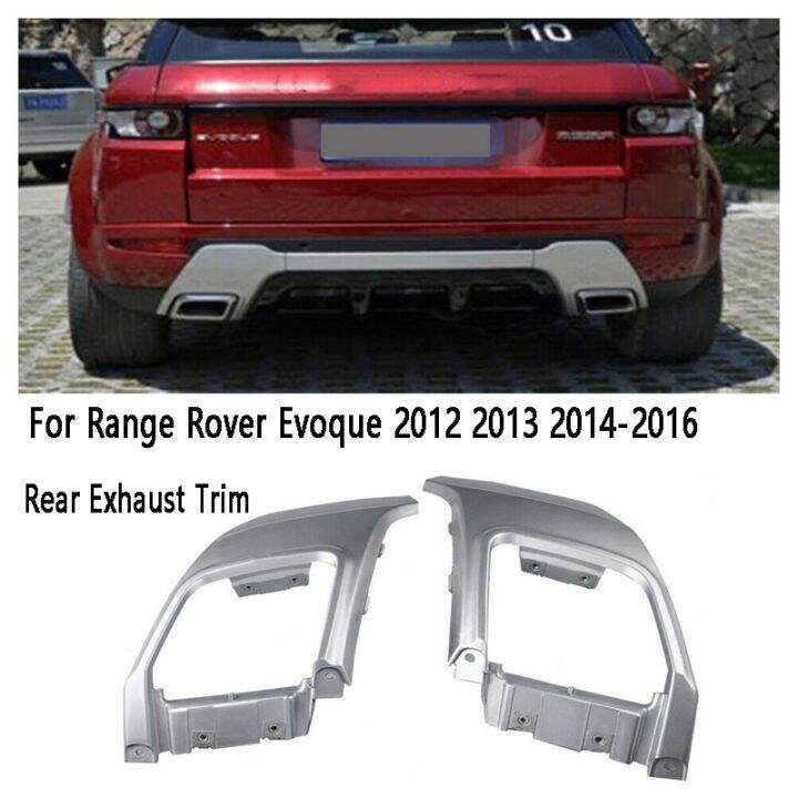 For Land Range Rover Evoque 2012 2013 2014-2016 Rear Bumper Exhaust ...