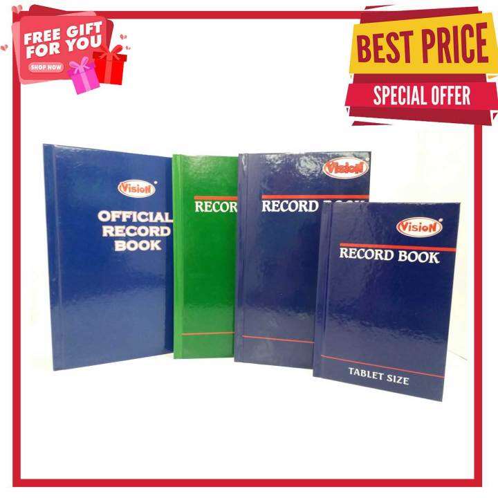 "VISION" Record Book | Lazada PH