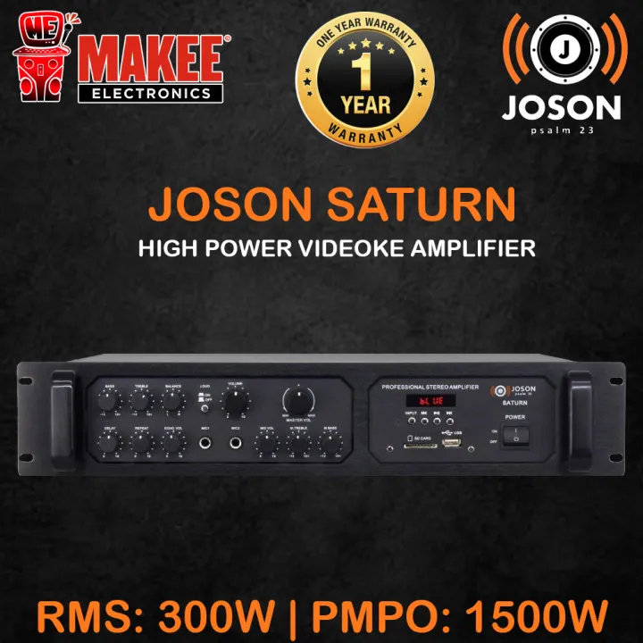 Joson Saturn Professional Integrated Power Amplifier 1500W x 2 w ...