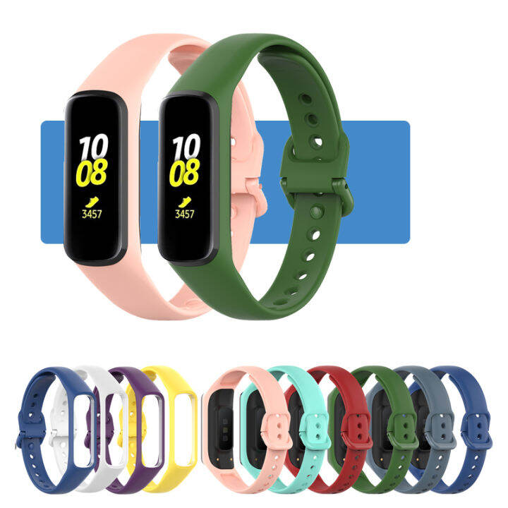 สายรัดข้อมือซิลิโคนแบบสปอร์ตสำหรับเปลี่ยนสำหรับ Samsung Galaxy Fit E