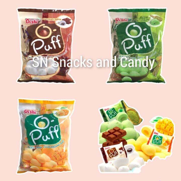 SN: O Puff Cream Filled Marshmallows by Oishi 24pcs/84g OPuff Mango ...