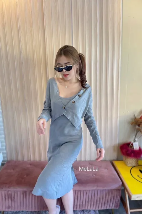 BW.warisara🦄มาแล้วๆๆๆ😍 เดรส+ เสื้อคลุมกระดุมไม้เรียบร้อยมากค่ะ งานแพงอลังการตรงชัยแขนแต่งด้วย ...