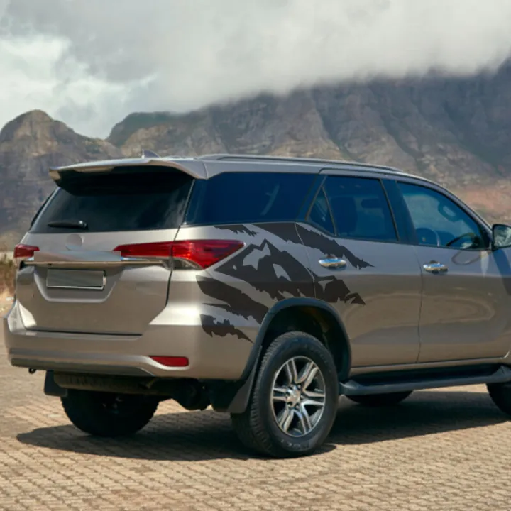 Toyota Fortuner 2015 2016 2017 2018 2019 Cool Car Stickers Side Body ...