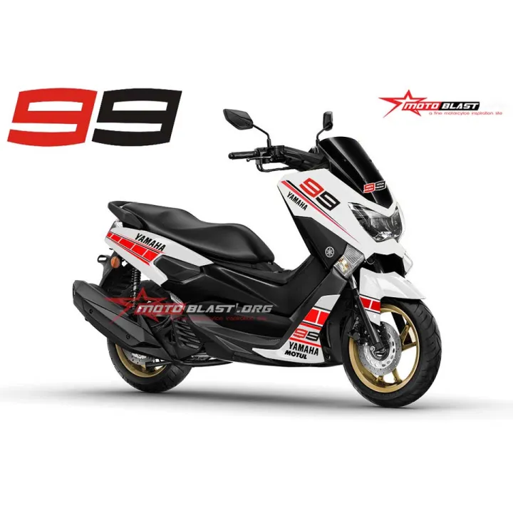 Decal Sticker Motor Motoblast - Yamaha NMAX old Livery Black 60th ...
