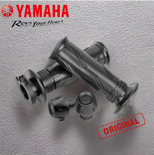 YAMAHA MIO I 125 Original HANDLE GRIP ASSEMBLY W/ BAR END PLUG THROTTLE ...