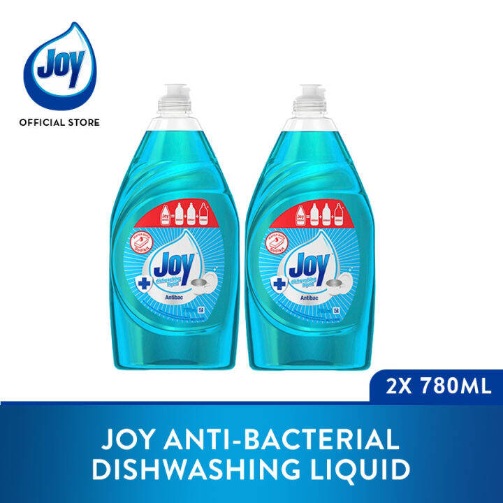 [Bundle of 2] Joy Anti-Bacterial Dishwashing Liquid 780ml | Lazada ...
