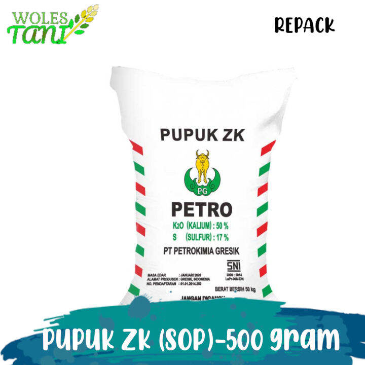 Pupuk ZK 500 Gram Kalium Sulfat Pupuk SOP Meroke | Lazada Indonesia