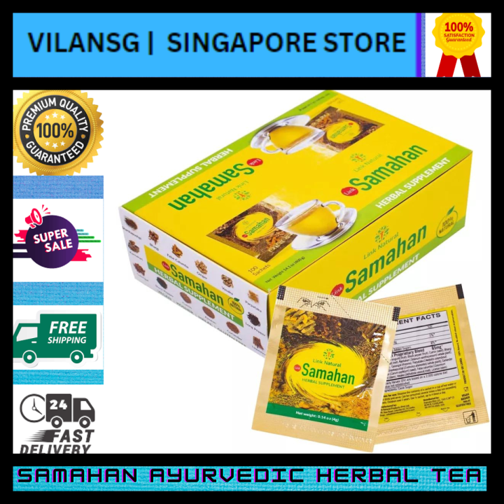 Samahan Ayurvedic Herbal Tea Packets Sri Lankan 30 Sachets | Lazada ...