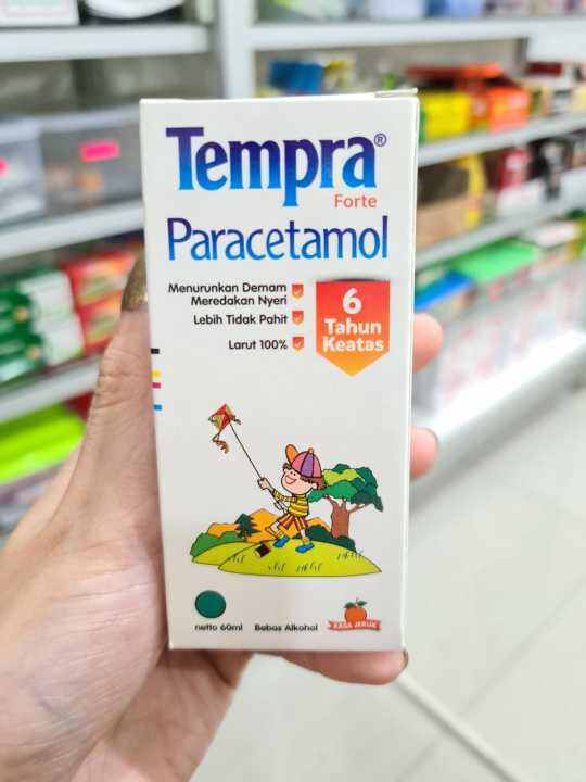 TEMPRA FORTE RASA JERUK 60 ML OBAT PENURUN DEMAM ANAK 6 TAHUN KEATAS / PENURUN PANAS / OBAT ...