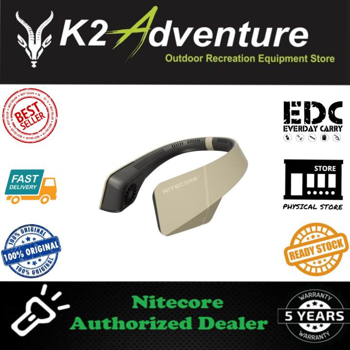 Nitecore NEF20 Portable Bladeless Neck Fan (100% Authentic) | Lazada