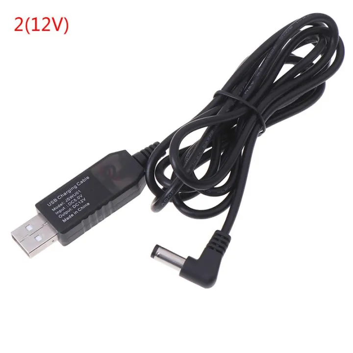 USB Dc 5V เป็น Dc 9V 12V Step Up Cable 2.1X5.5มม. ขั้วต่อแจ็คสายแปลง ...