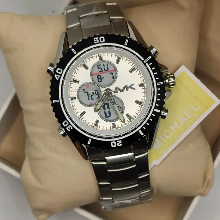 New Trend MK Dual Time Watch For Men OEM All Stainless Japan Movement ...