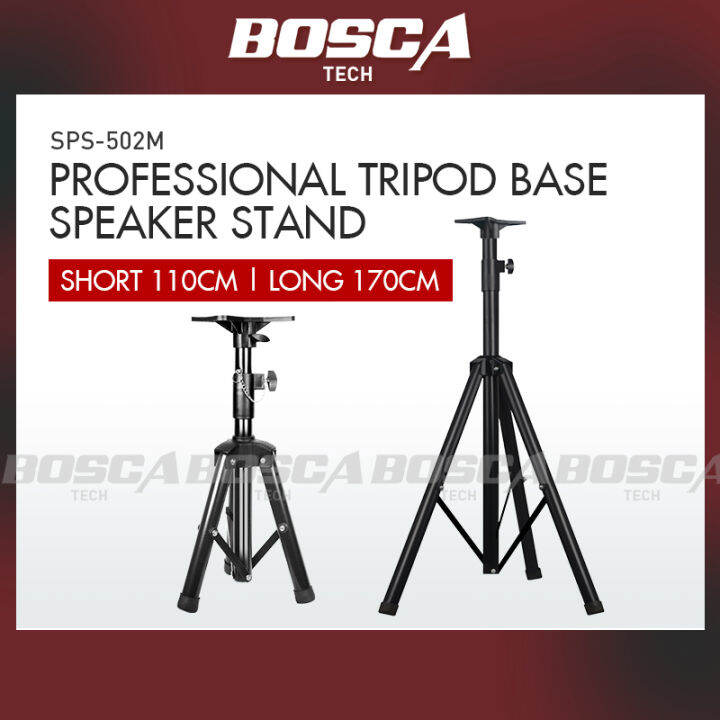 Professional tripod base speaker stand SPS-502M Long 170CM Short 110CM Steel adjustable hight ...