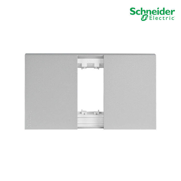 Schneider Electric ฝา 1 ช่อง สีเทา 1 Gang, Gray, Schneider รุ่น ...