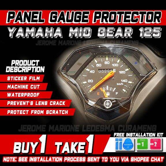 PANEL GAUGE PROTECTOR YAMAHA MIO GEAR 125☛ | Lazada PH