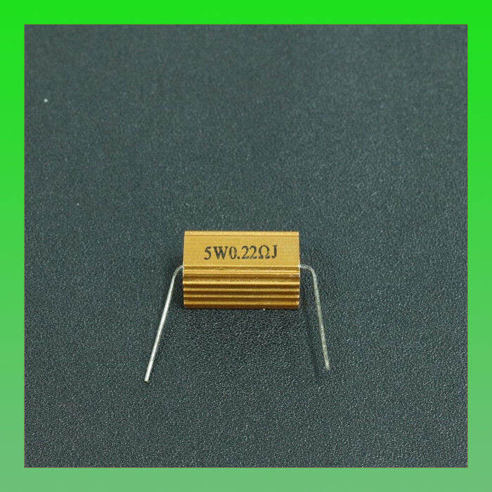 Resistor 5W 0,22ΩJ Aluminium Shell / 5 watt 0.22 ohm / R / TAIWAN ...
