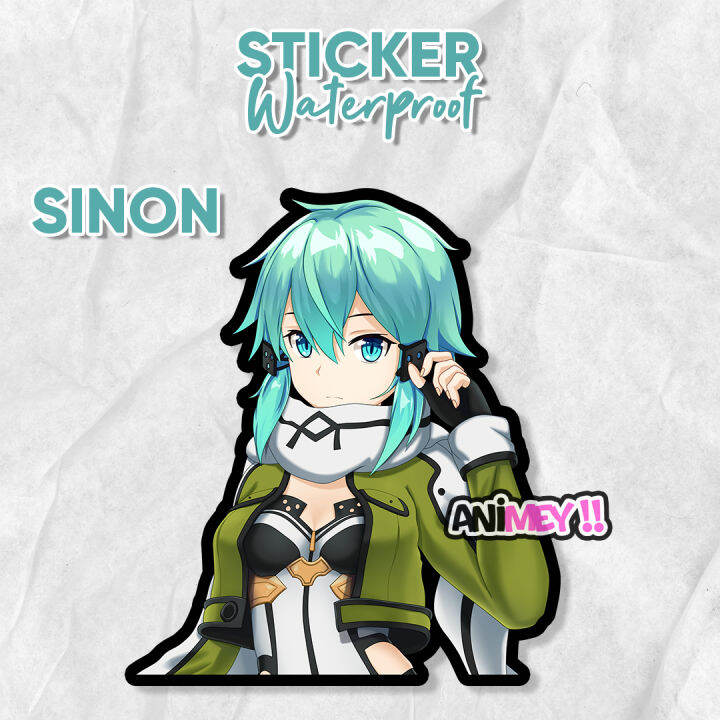 Stiker Sinon / Sticker Anime Waterproof | Lazada Indonesia