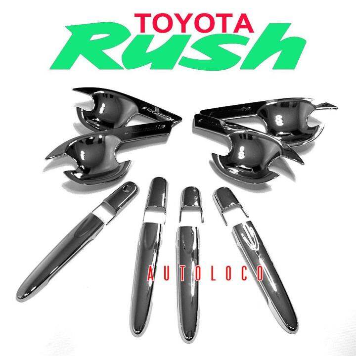 (Chrome) Toyota Rush Door Bowl and Handle Cover | Lazada PH