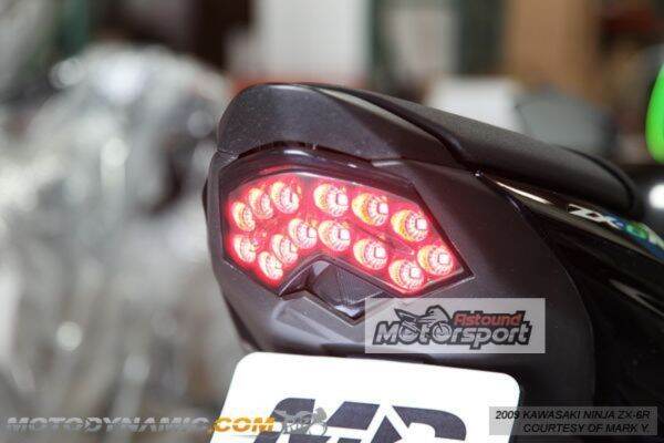 MOTODYNAMIC Integrated LED Tail Lights for 2009-2012 Kawasaki Ninja ZX ...
