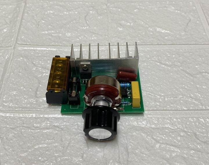 Dimmer SCR 4000W 220V AC Motor Speed Controller PWM Regulator | Lazada ...