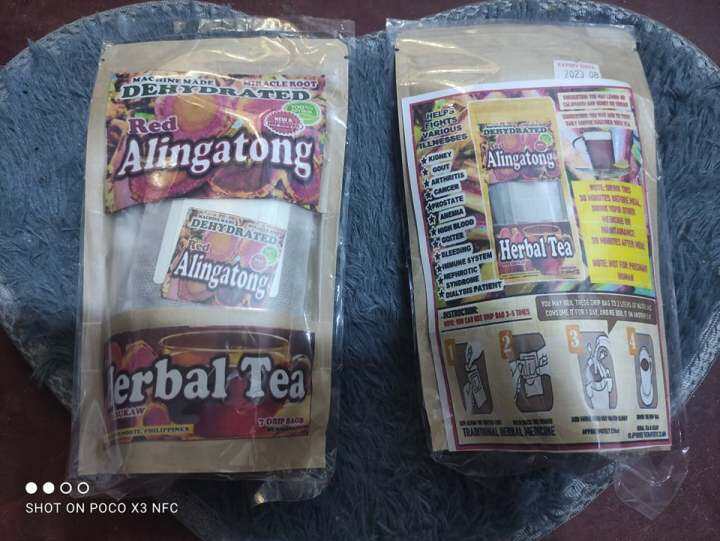 RED ALINGATONG TEA WITH SIBUKAW 2PCS | Lazada PH