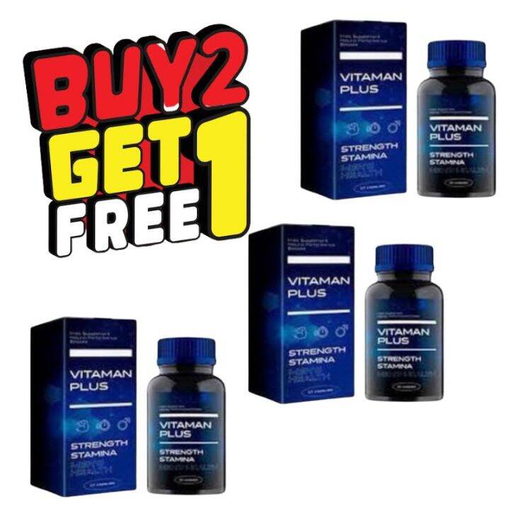 Vitaman Plus 15Capsules For Men’s Health | Lazada PH