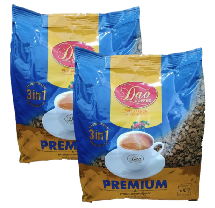 Dao Coffee Premium 3in1 Freeze-dried Coffee ดาว คอฟฟี่ พรีเมี่ยม 3อิน1 ...