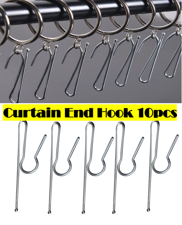 CURTAIN HOOK CURTAIN END HOOK 10PCS Curtain Hooks Malaysia Hook Langsir ...