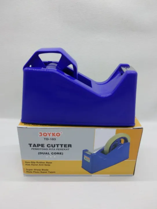 Tape cutter Sedang / Tape Dispenser / Tempat solatip Joyko TD-103 ...