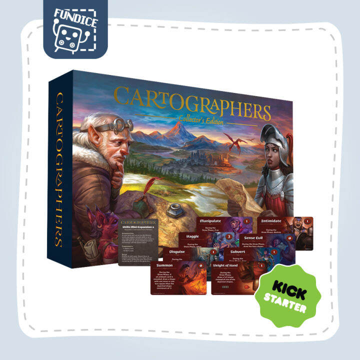 Fun Dice: Cartographers Heroes Kickstarter [Legendary Cartographer ...