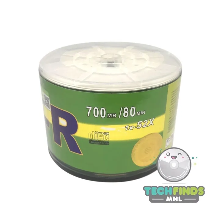 【Ready Stock】 Banana Digital Printable CD-R / CDR Matte 700MB Blank Disc (50PCS. | Lazada PH