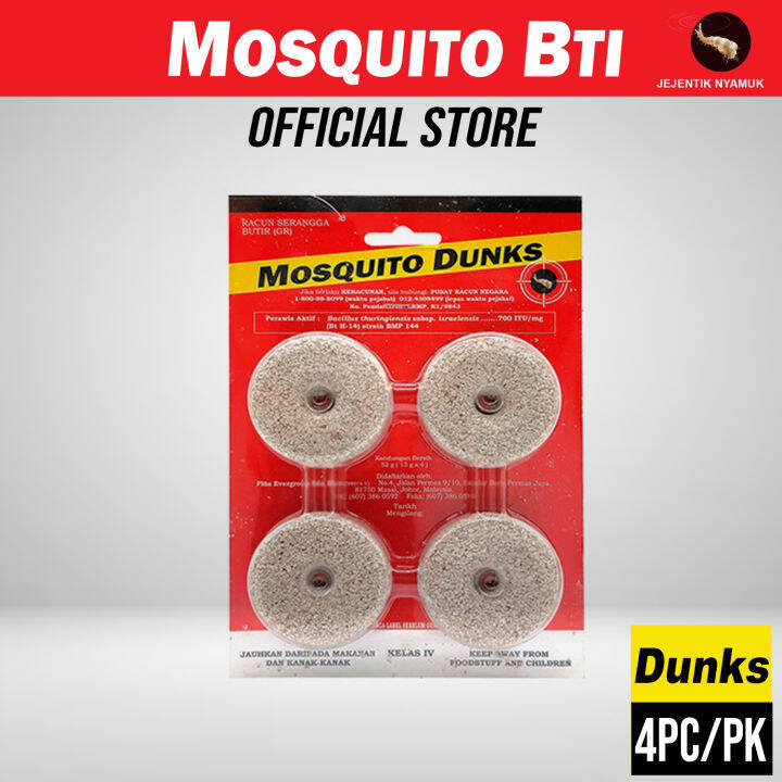 4pc/Pack MOSQUITO Dunks Biological Mosquito Control Solution Safe ...