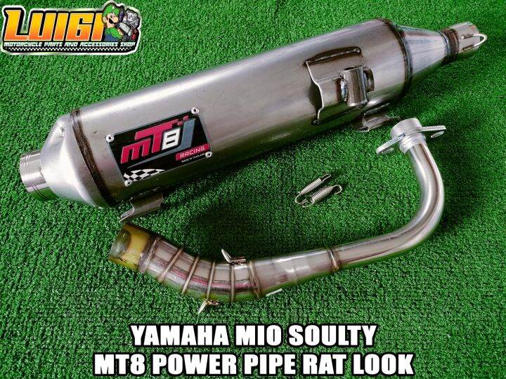 MT8 YAMAHA MIO SOULTY POWER PIPE RAT LOOK | Lazada PH