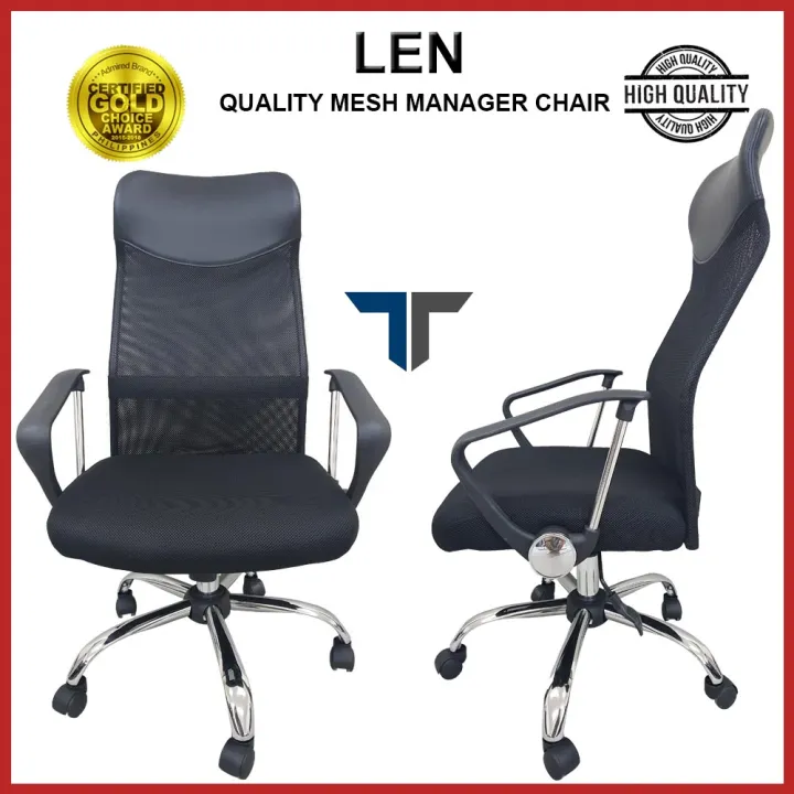 LEN Executive Mesh Chair | Highback | Lazada PH