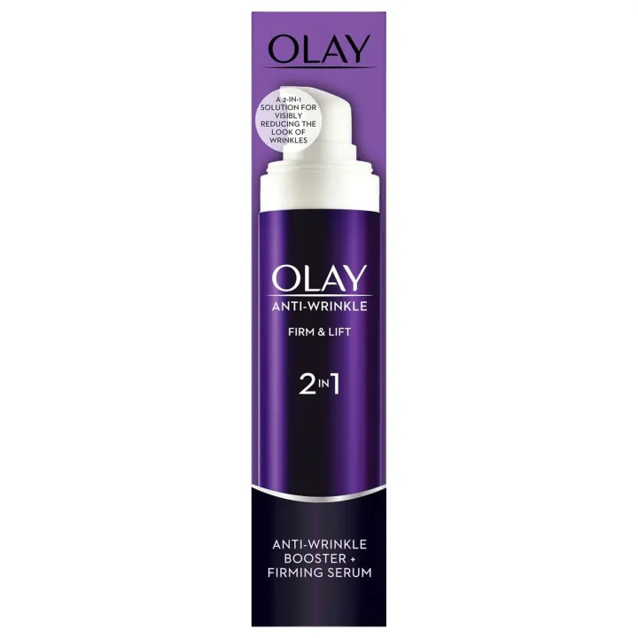OLAY 2-in-1 Anti-Wrinkle Booster + Firming Serum 50mL | Lazada PH