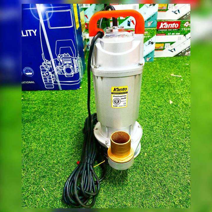 KANTO ไดโว่ รุ่น KT-QDX-550 550วัตต์ ท่ออก 1.5นิ้ว ส่งสูง 11.5เมตร ขดลวดทองแดง (ฟรีเชือกรัด ...