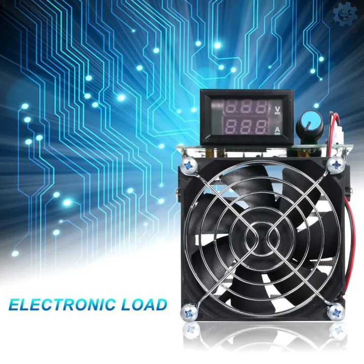 M^S Ready Stock 250W Electronic Load Battery Capacity Tester Testing ...