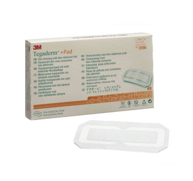 3M Tegaderm +Pad Waterproof Film Dressing 3582 3590 3591 | Lazada PH