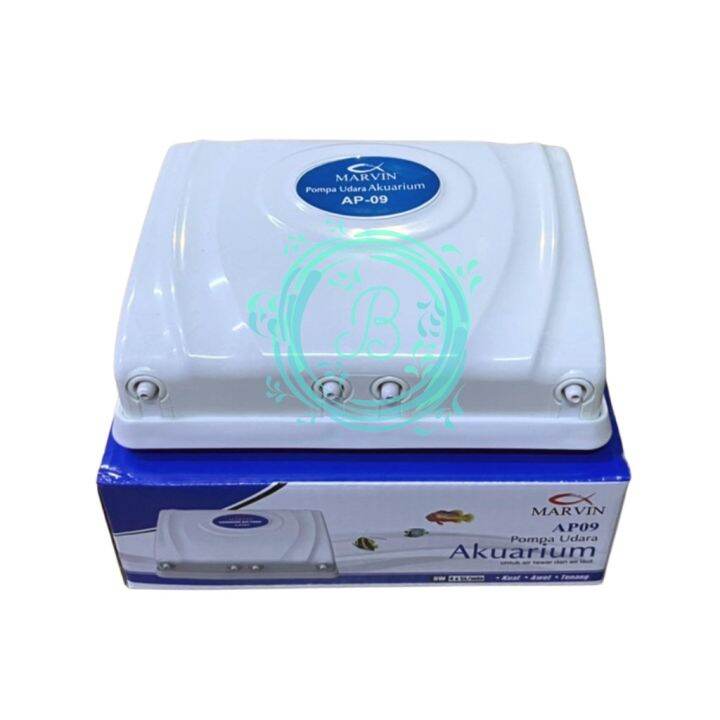 Marvin Rosston AP 09 AP09 Aerator 4 Lubang Output Pompa Udara Oksigen Air Pump Aquarium ...