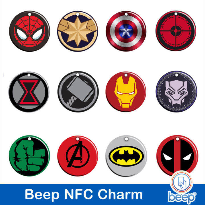 Beep Charm Avengers beep card w/20 Load For LRT-1, LRT-2, MRT-3, P2P ...