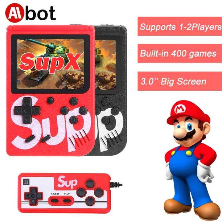 Aibot SUP X Retro mini Game Box Retro Handheld Game Console Built-in 400 IN 1 Games Joystick for ...