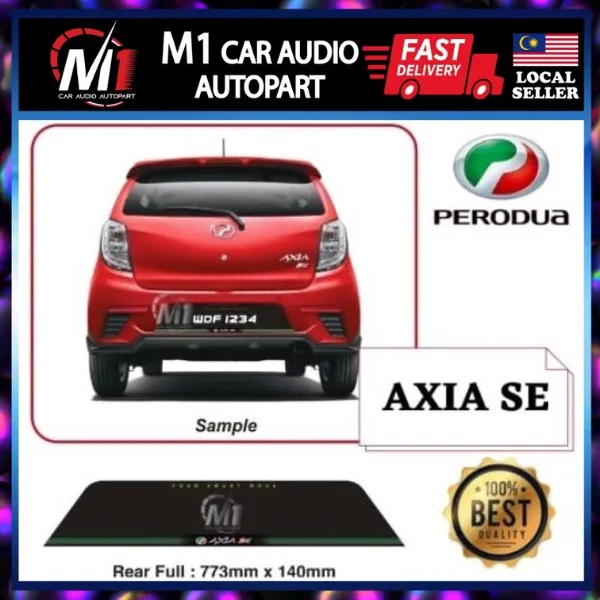 【Ready stock】PERODUA CAR LICENSE PLATE FRAME NUMBER PLATE HOLDER AXIA ...