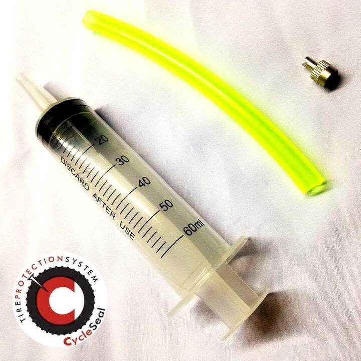 Injector Syringe Applicator for Cycle Tire Sealant Solution with ...