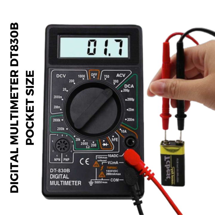 DT830B Digital Multimeter Pocket Size Multitester | Lazada Indonesia